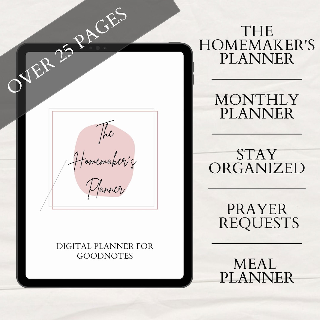 The Homemaker's Planner, Daily Planner, Home Management Planner ...