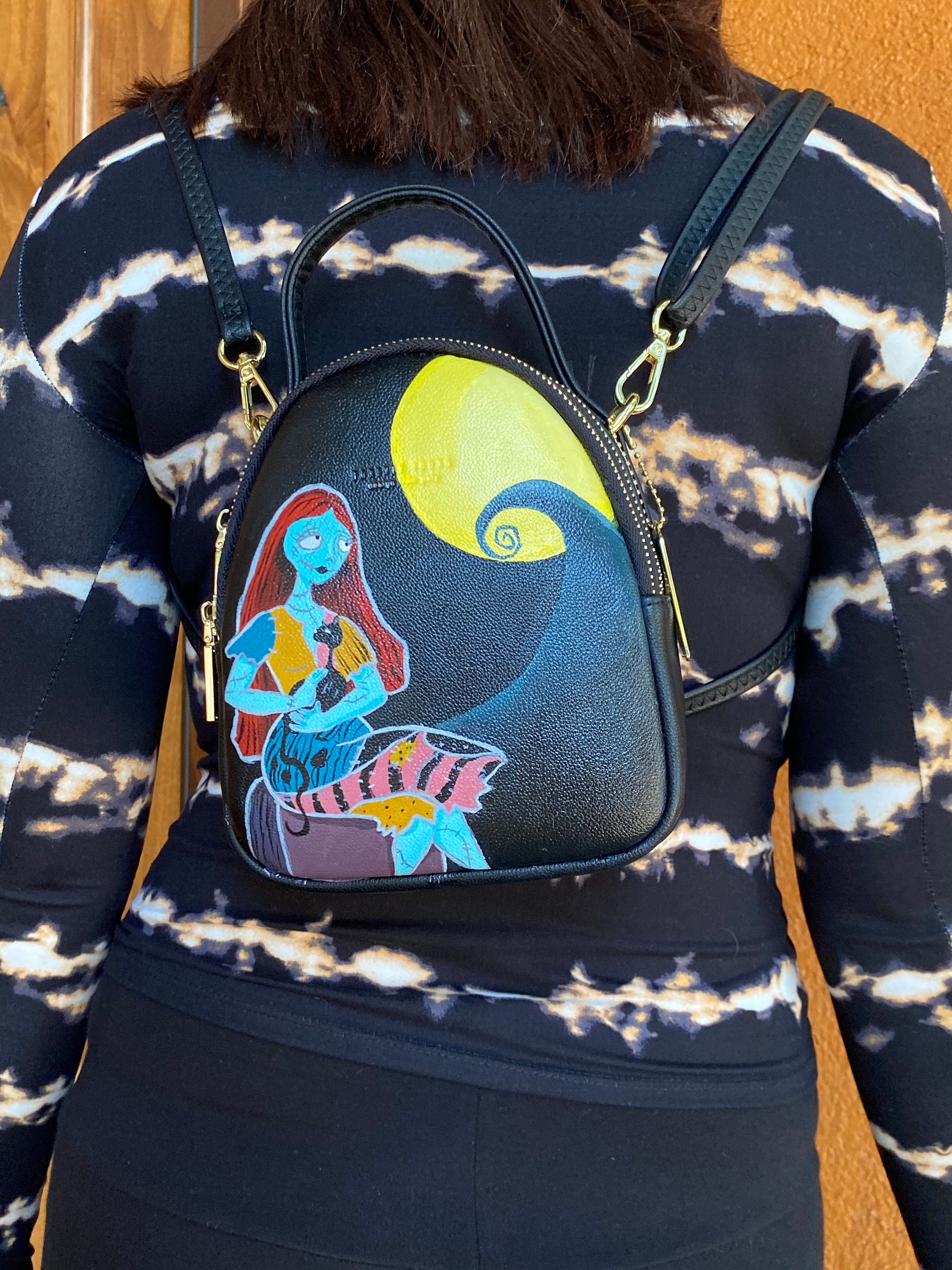 Hand Painted Sally Face Bag - Etsy UK