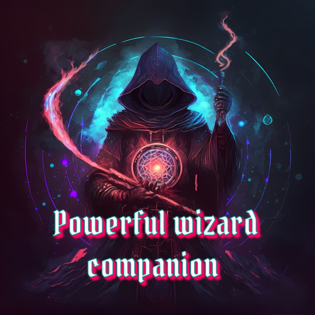 Powerful Wizard Companion (merlins Power) - Etsy