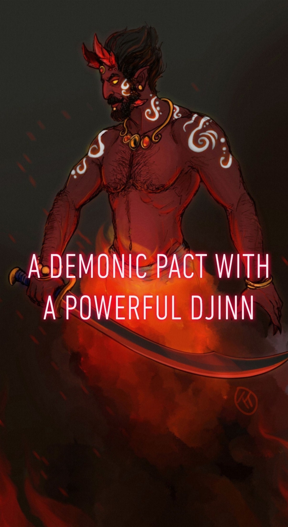 A Demonic Pact With a Djinn - Etsy