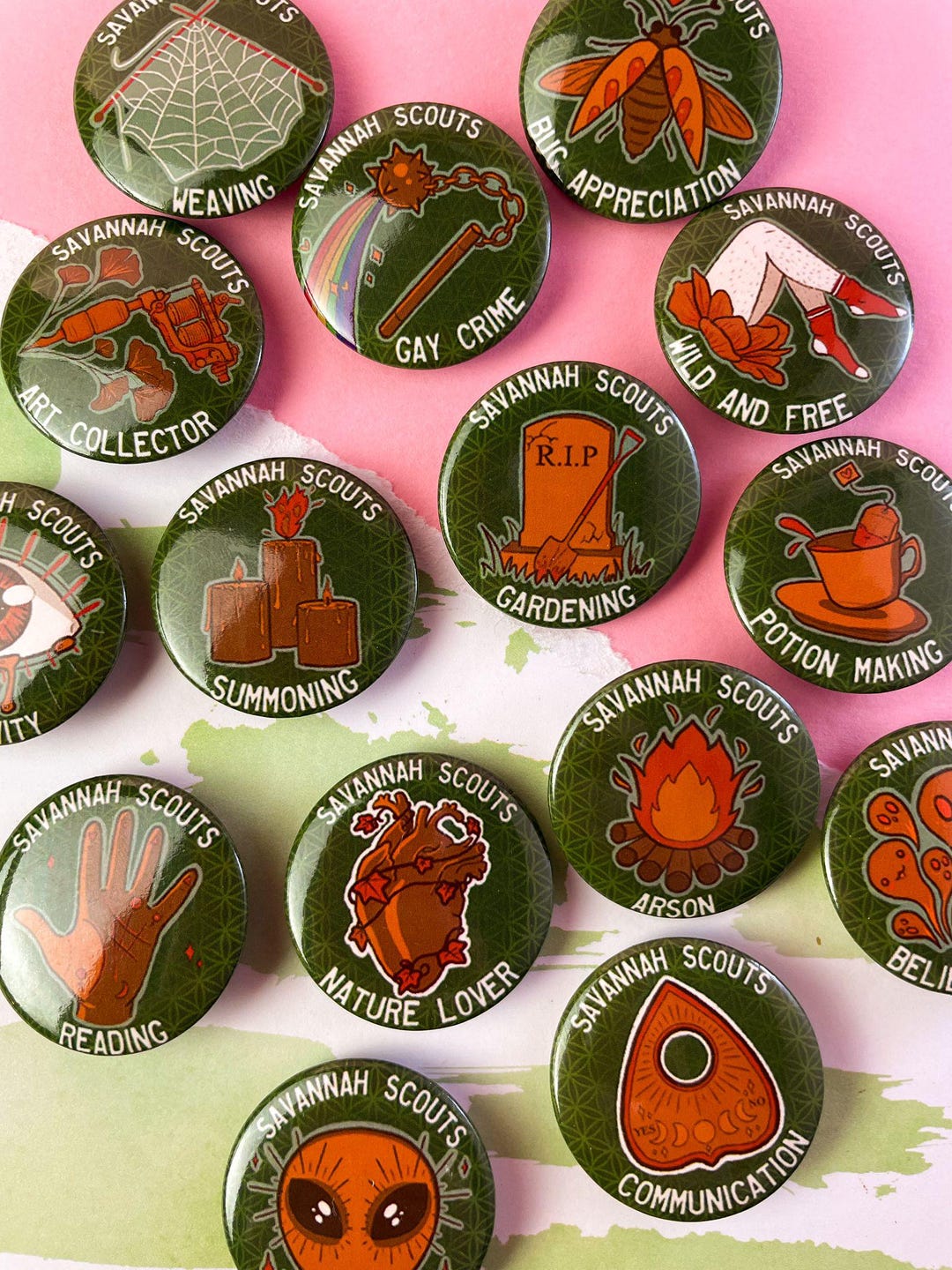 Alternative Scout Badges - Etsy