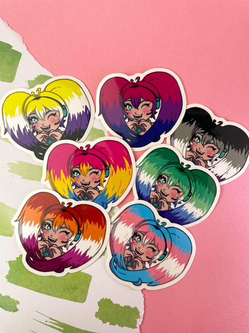 Hatsune Miku Pride Sticker - Etsy