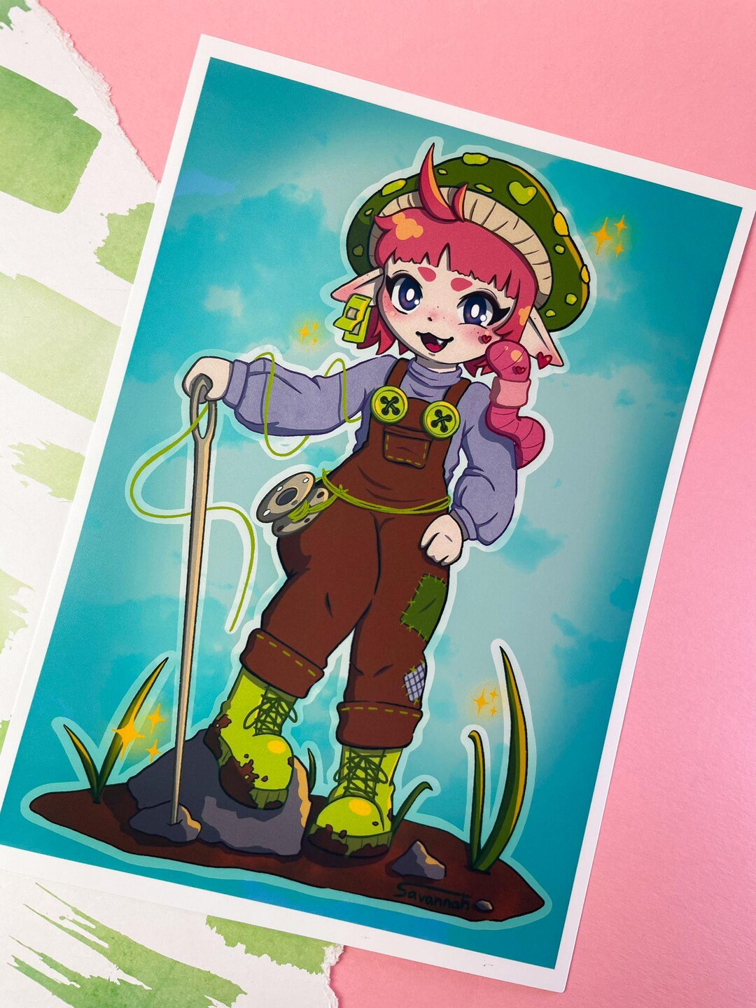 Mina OC A5 Art Print - Etsy UK