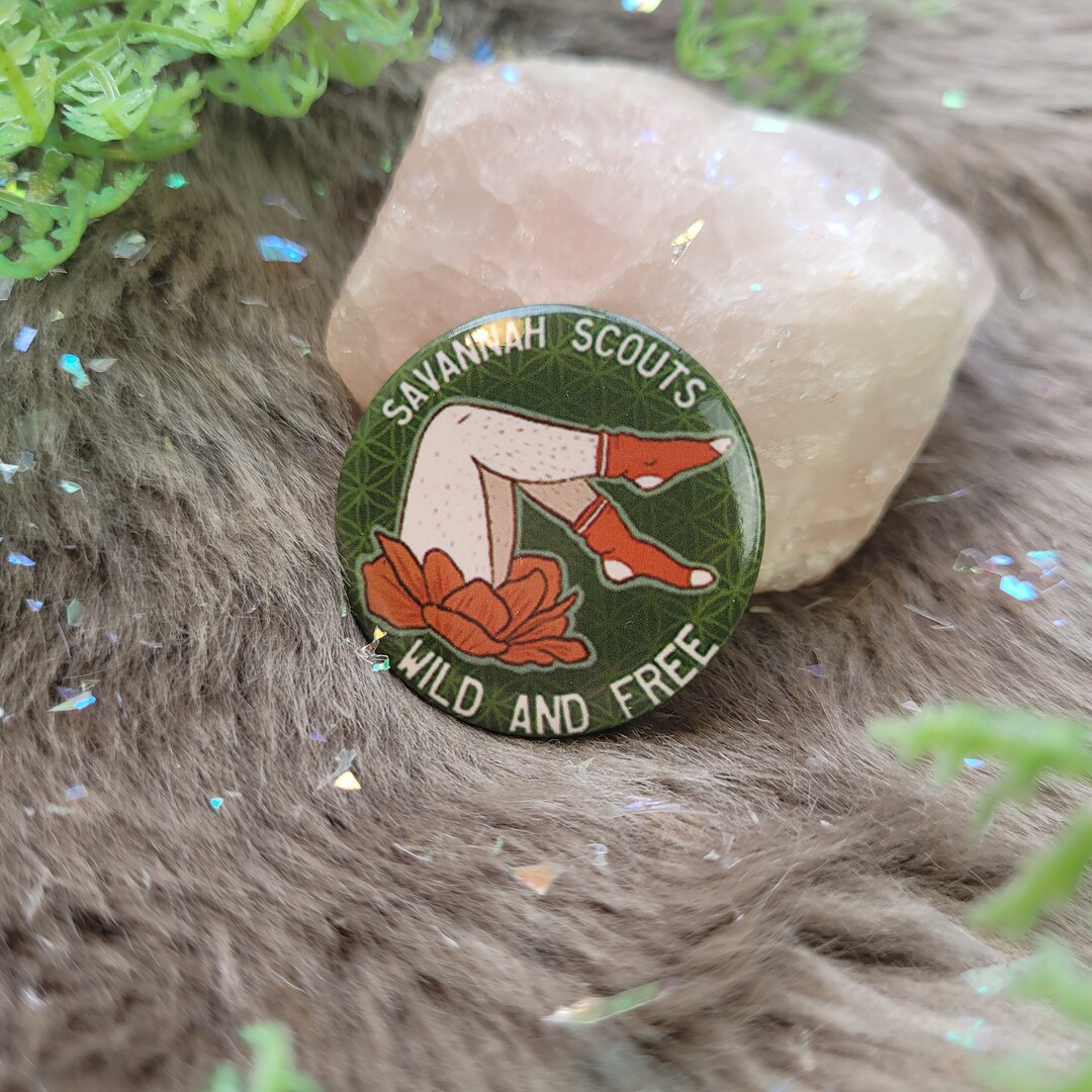 Alternative Scout Badge - Wild and Free - Etsy
