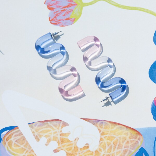 Colorful Recycled Plastic Rings // Trendy and Unique Plastic - Etsy