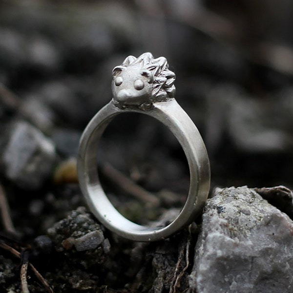 Hedgehog Ring - Etsy