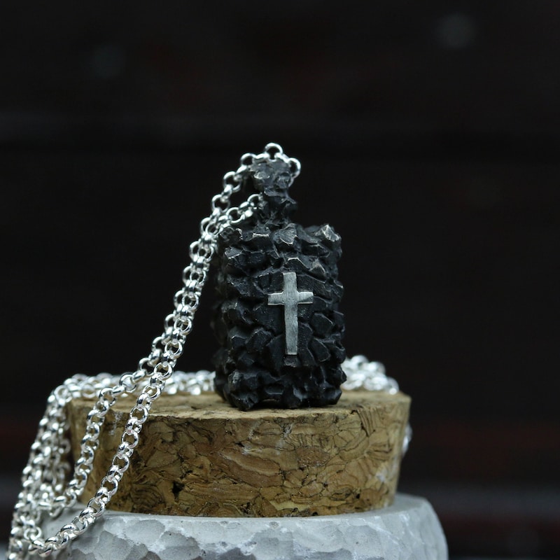 Meteorite Cross - Etsy