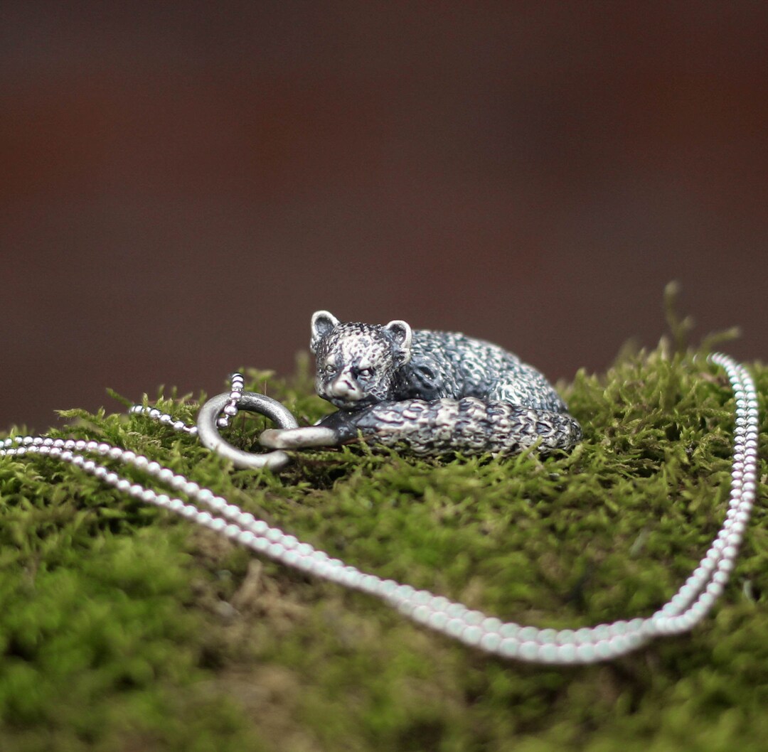 925 Sterling Silver Fox Pendant, Fox Necklace, Animal Necklace ...