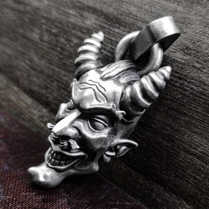 Satan Rogue Pendant, Satanic Mark, Demon Necklace, Demon Pendant, Dark ...
