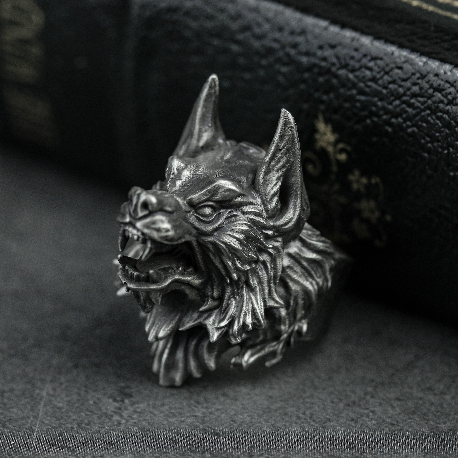 Handmade Sterling Silver Werewolf Ring: Animal Totem Jewelry - Etsy