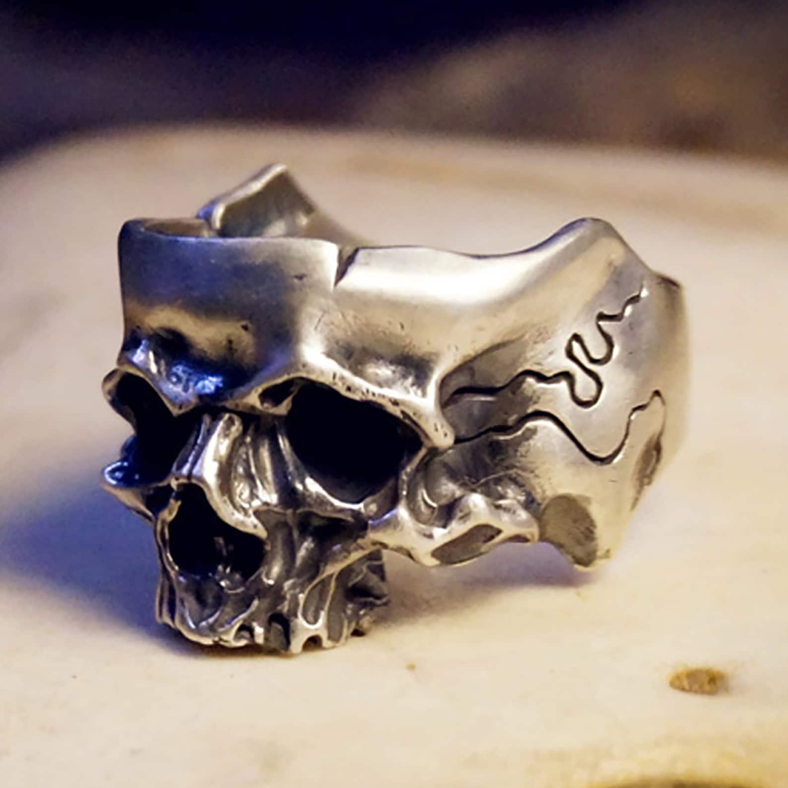 Skull Ring Skull Unisex Skull Jewelry Gothic Jewelry Gifts - Etsy