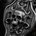 925 Sterling Silver Skull Pendant, Memento Mori Necklace, Anatomical ...
