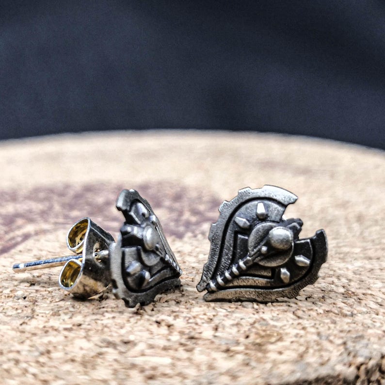 Mecha Earrings-space Earrings-shield Earrings-science Fiction-unlimited ...