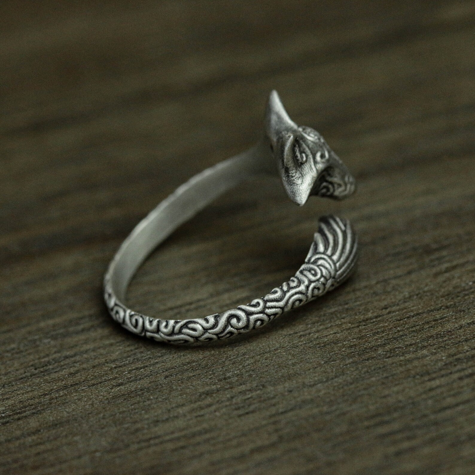 925 Sterling Silver Fox Ring Silver Fox Jewelry Animal Ring - Etsy