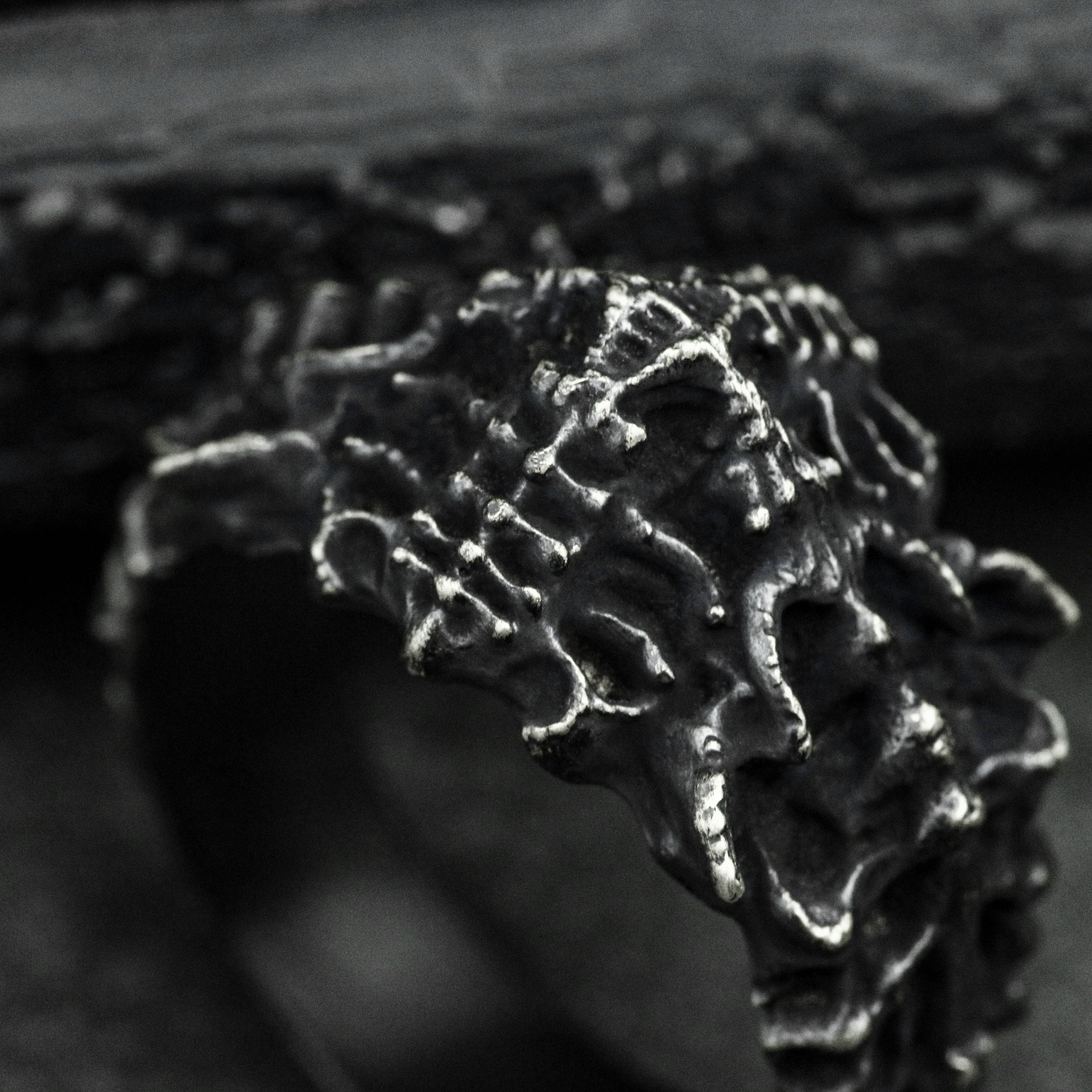 Human spine 925 sterling silver ring spine ring spine | Etsy