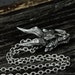 925 Sterling Silver Dragon Head Bone Pendant, Skull and Crossbones ...