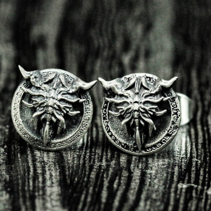 Shield Earrings - Etsy