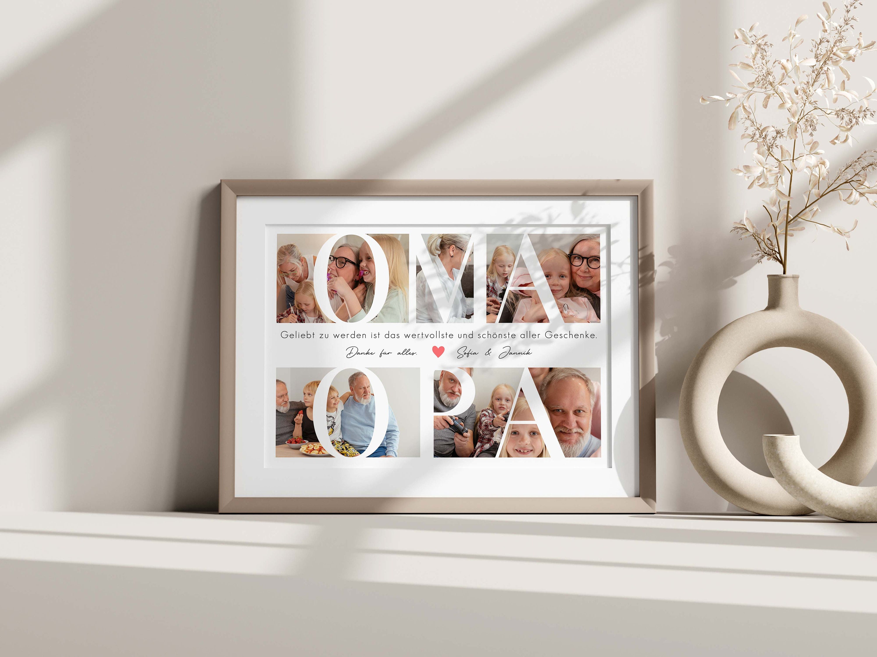 Gift Grandma Grandpa Personalized Photo Gift Christmas Gift Photo ...