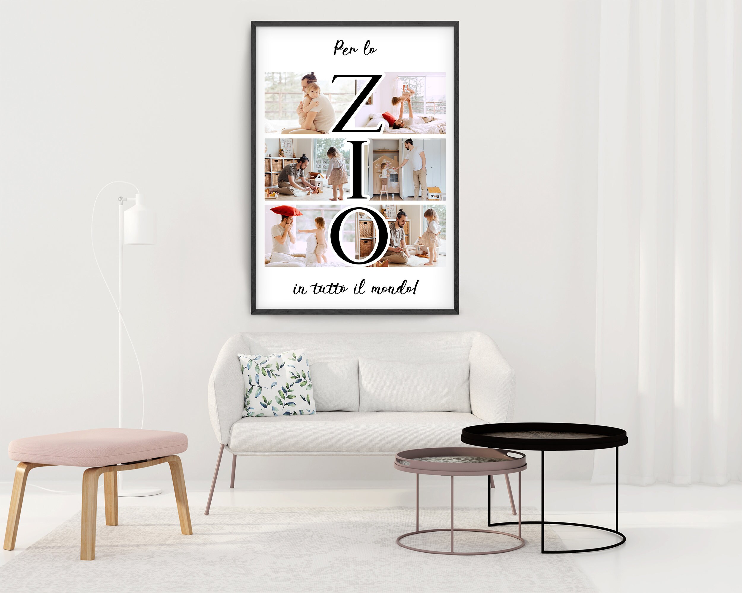 Personalized Photo Gift Zio Photo Collage Uncle Godfather - Etsy