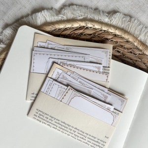 Vintage Label Die Cut Sticker Pocket, Address Label Sticker, Planner ...