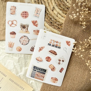 Little Bakery Sticker Sheet - Etsy