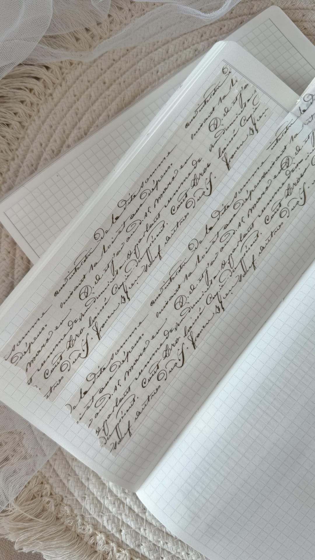 Vintage Handwriting Washi Tape, Journaling Washi Tape, Vintage Washi ...