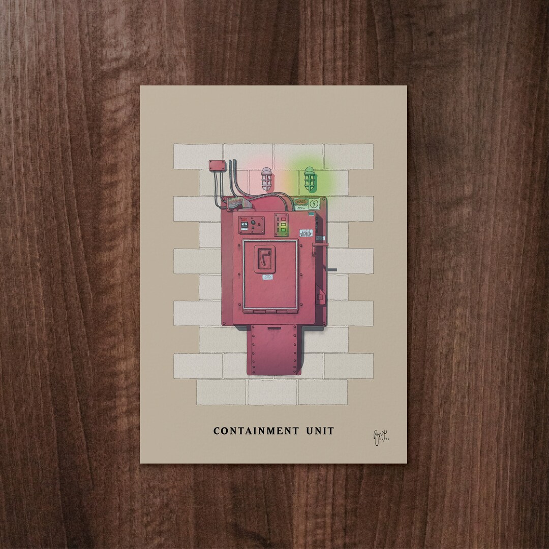 Containment Unit ghostbusters Poster - Etsy