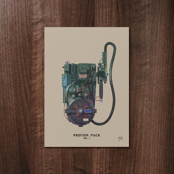Proton Pack ghostbusters Open Edition Fine Art Print | Etsy