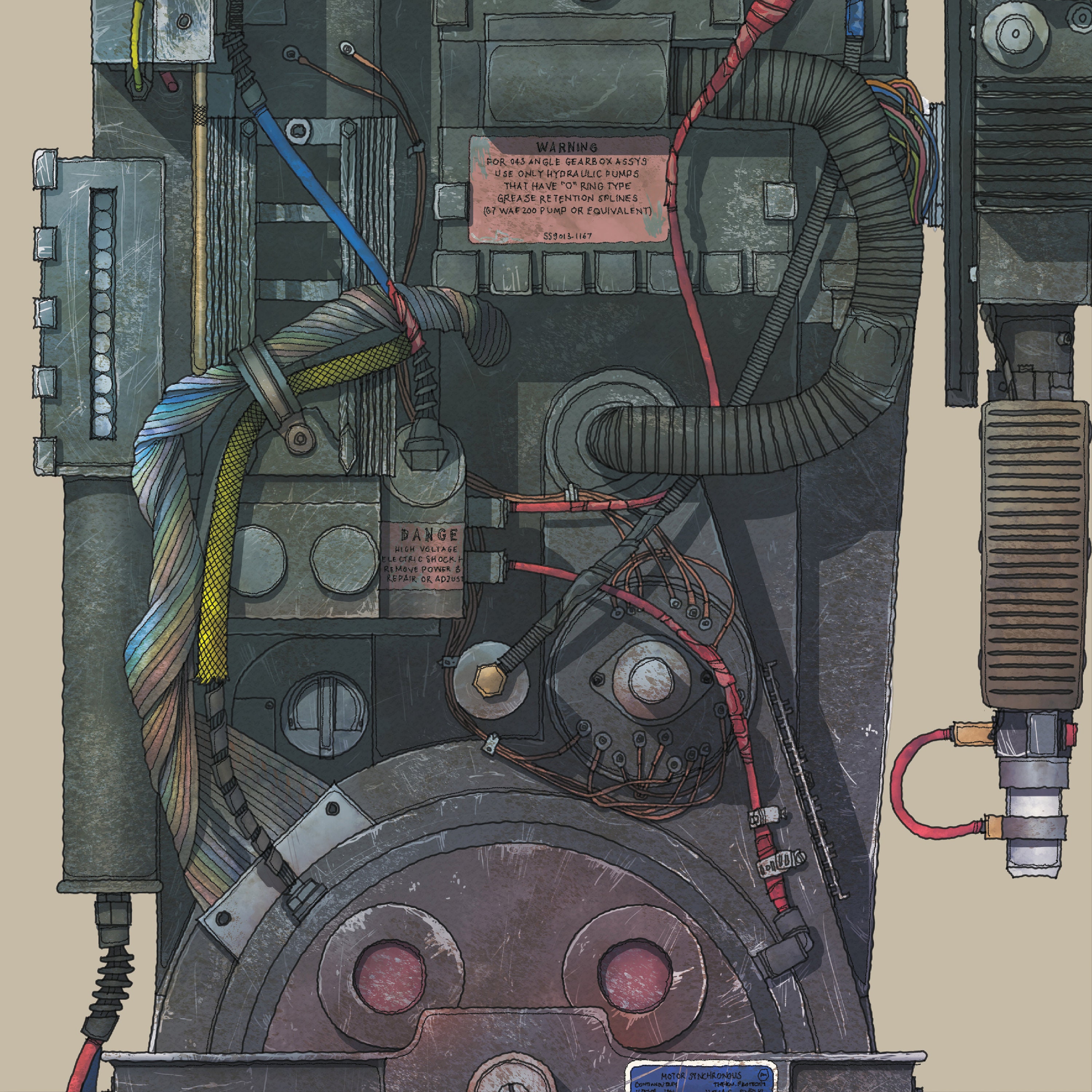 Proton Pack ghostbusters Open Edition Fine Art Print | Etsy