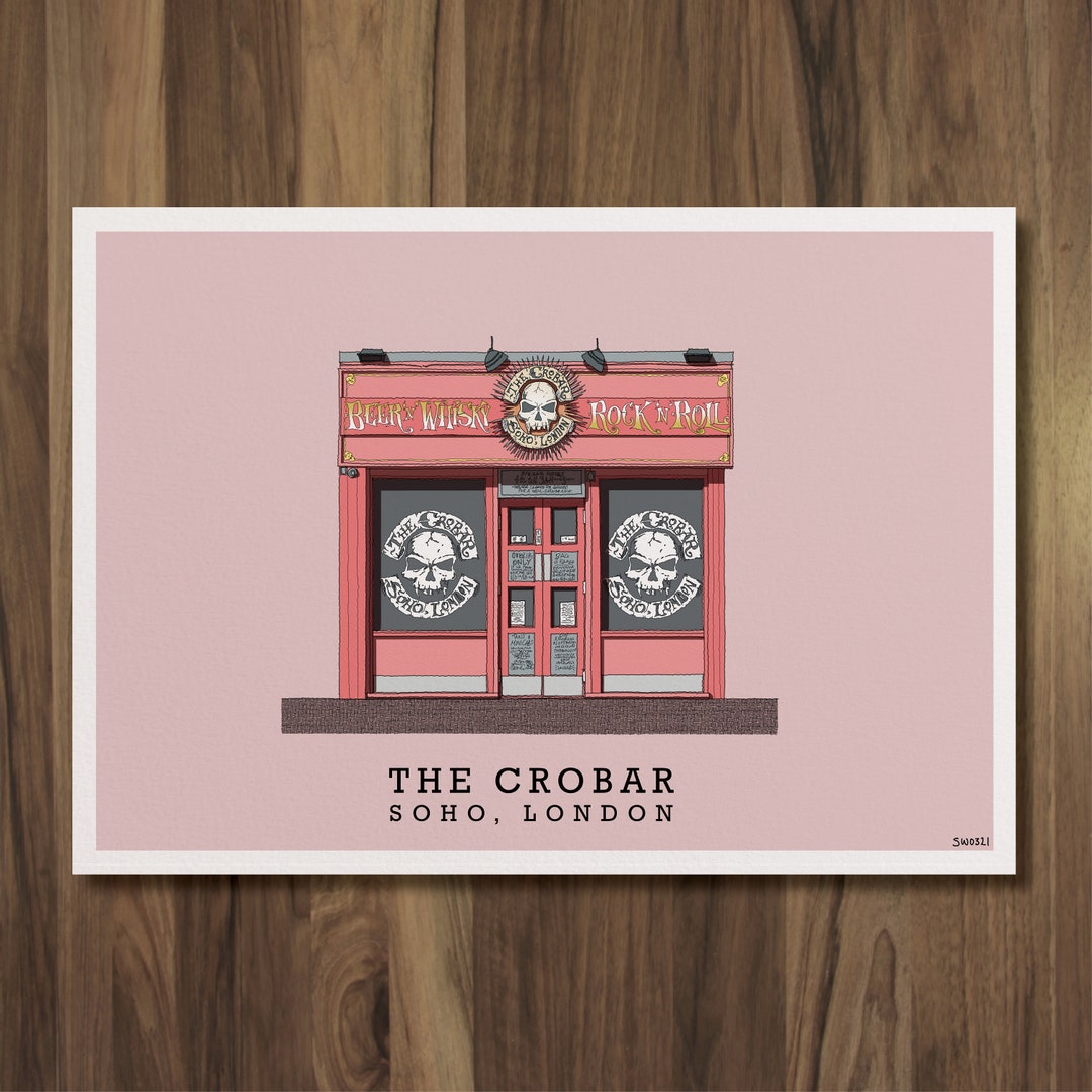 The Crobar soho Poster - Etsy