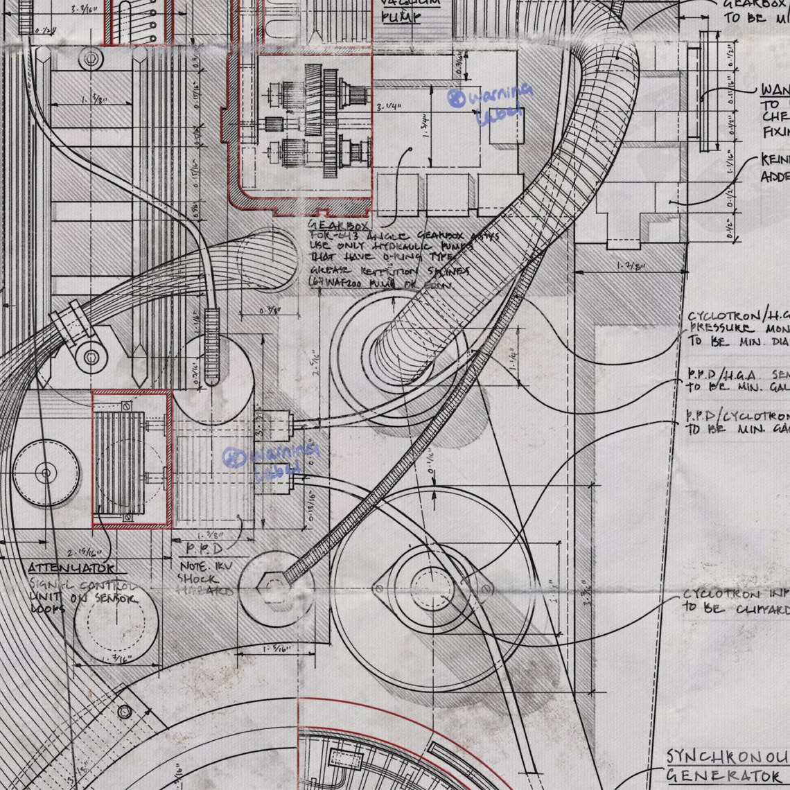 Proton Pack ghostbusters Imagined Blueprint Limited Edition - Etsy