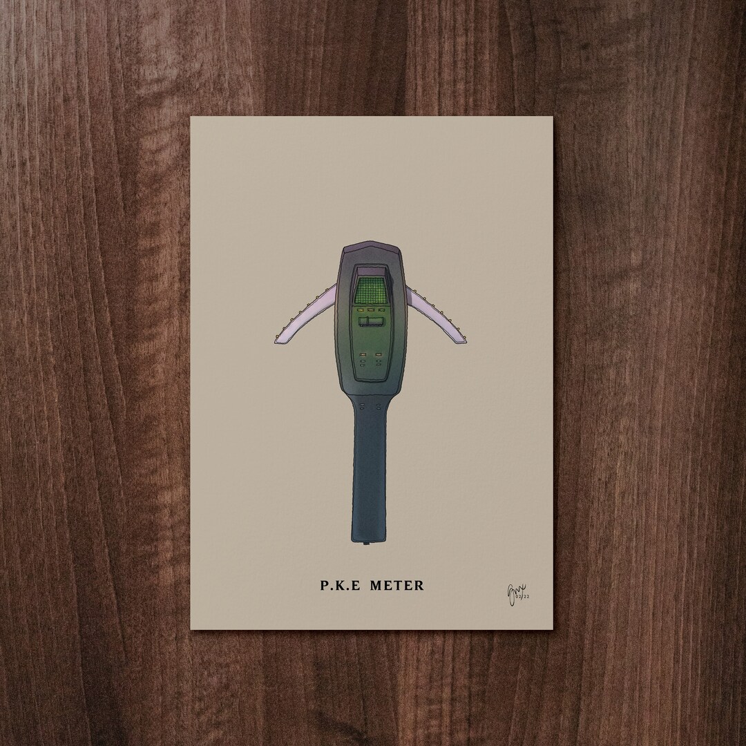 P.K.E Meter ghostbusters Poster - Etsy