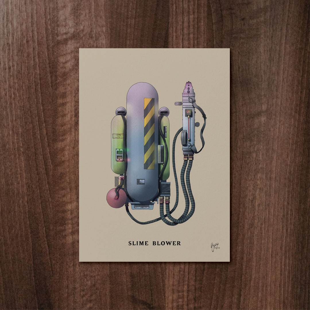 Slime Blower ghostbusters Poster - Etsy