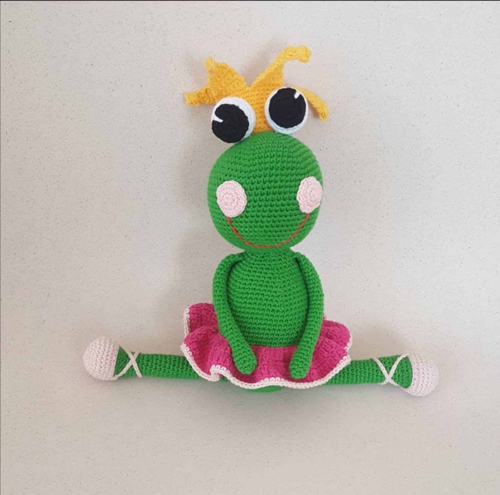 Ballerina Frog, Princess Frog, Amigurumi Toys, Crochet Frog, Cute ...