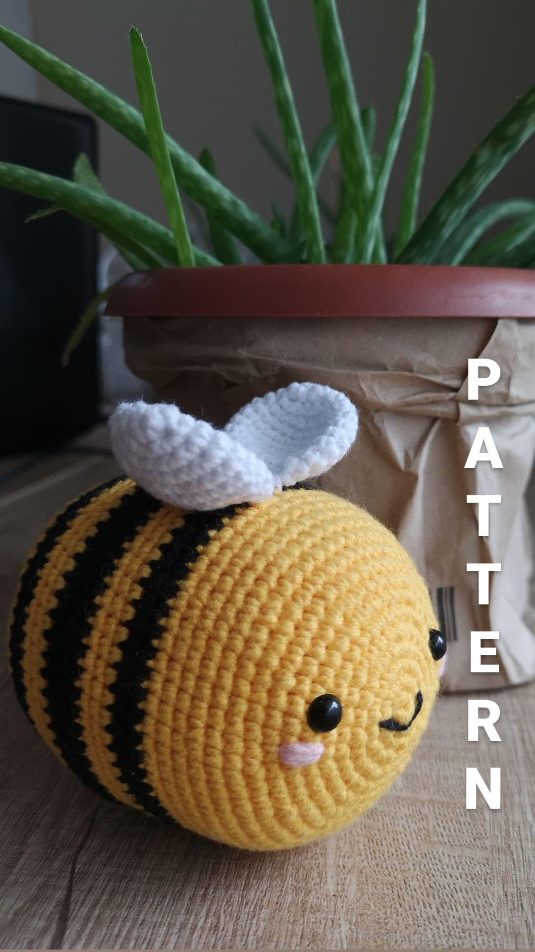 Amigurumi Bumblebee Pattern, Crochet Toy Pattern Bumblebee, Cute ...