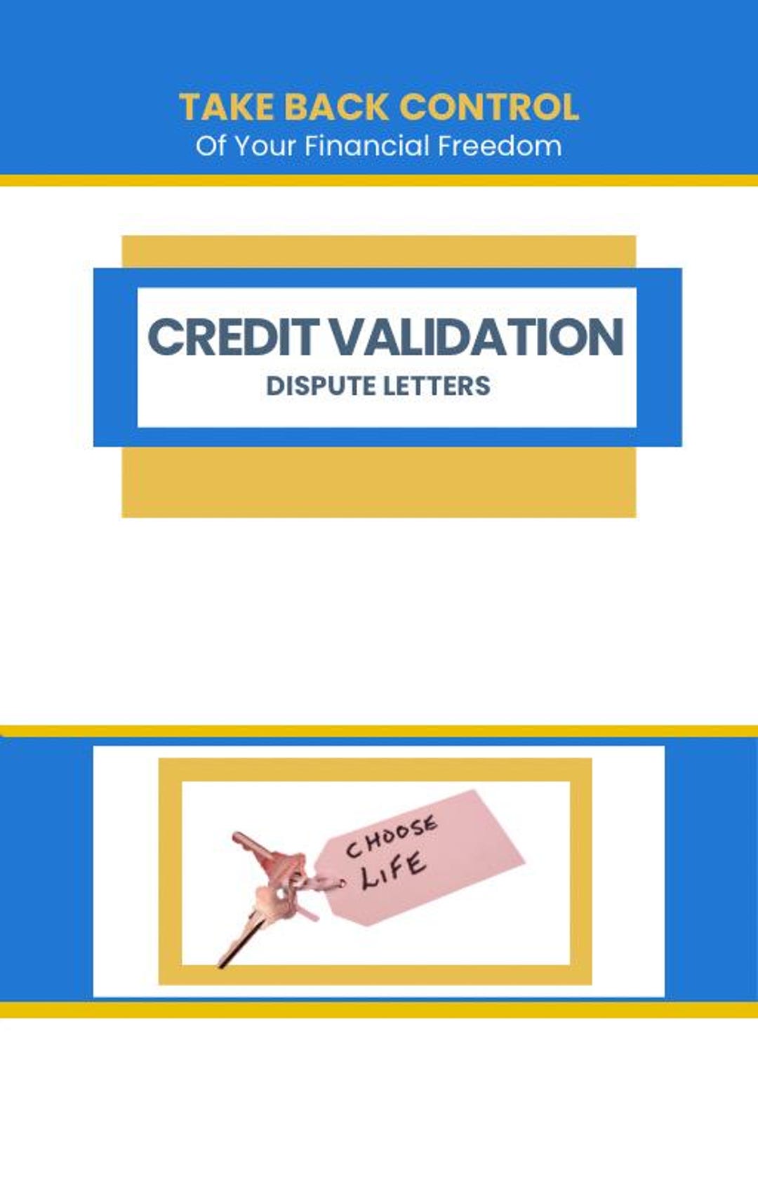 Validation Dispute Letter Kit | Dispute Invalid Credit Accounts | Fix ...