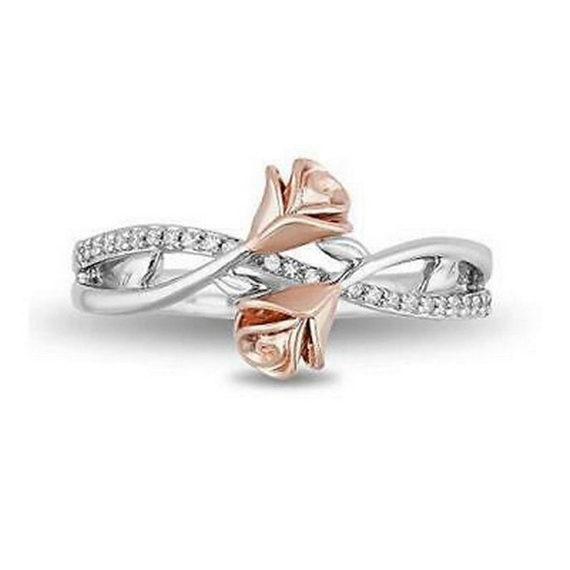 Enchanted Disney Ring Fine Jewelry Ring 14K Rose Gold over | Etsy