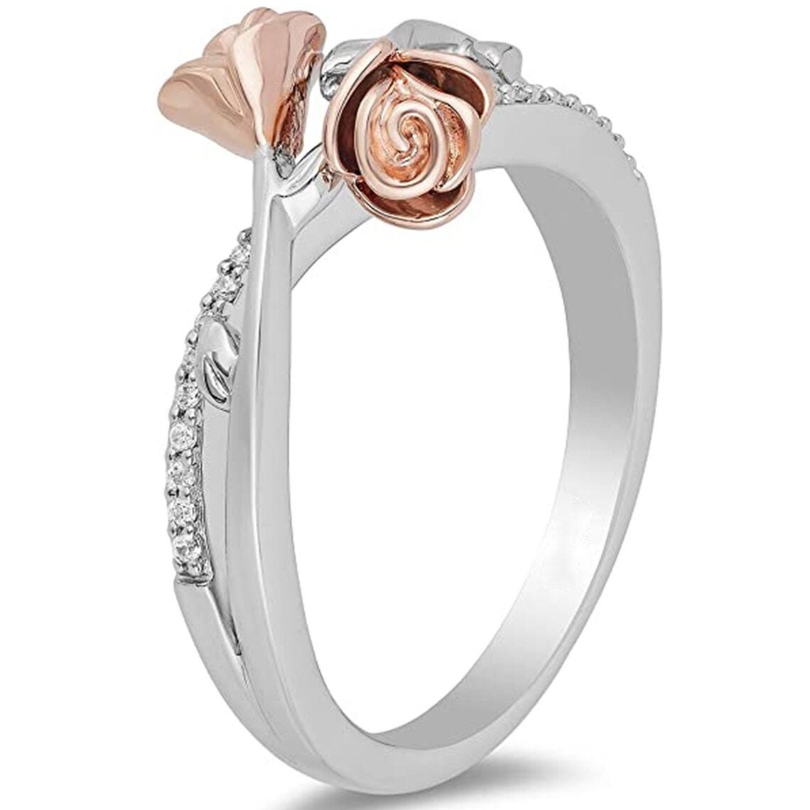 Enchanted Disney Ring Fine Jewelry Ring 14K Rose Gold over | Etsy