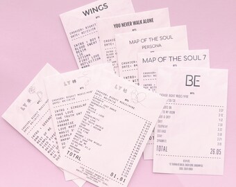 Receipt Sticker | Etsy