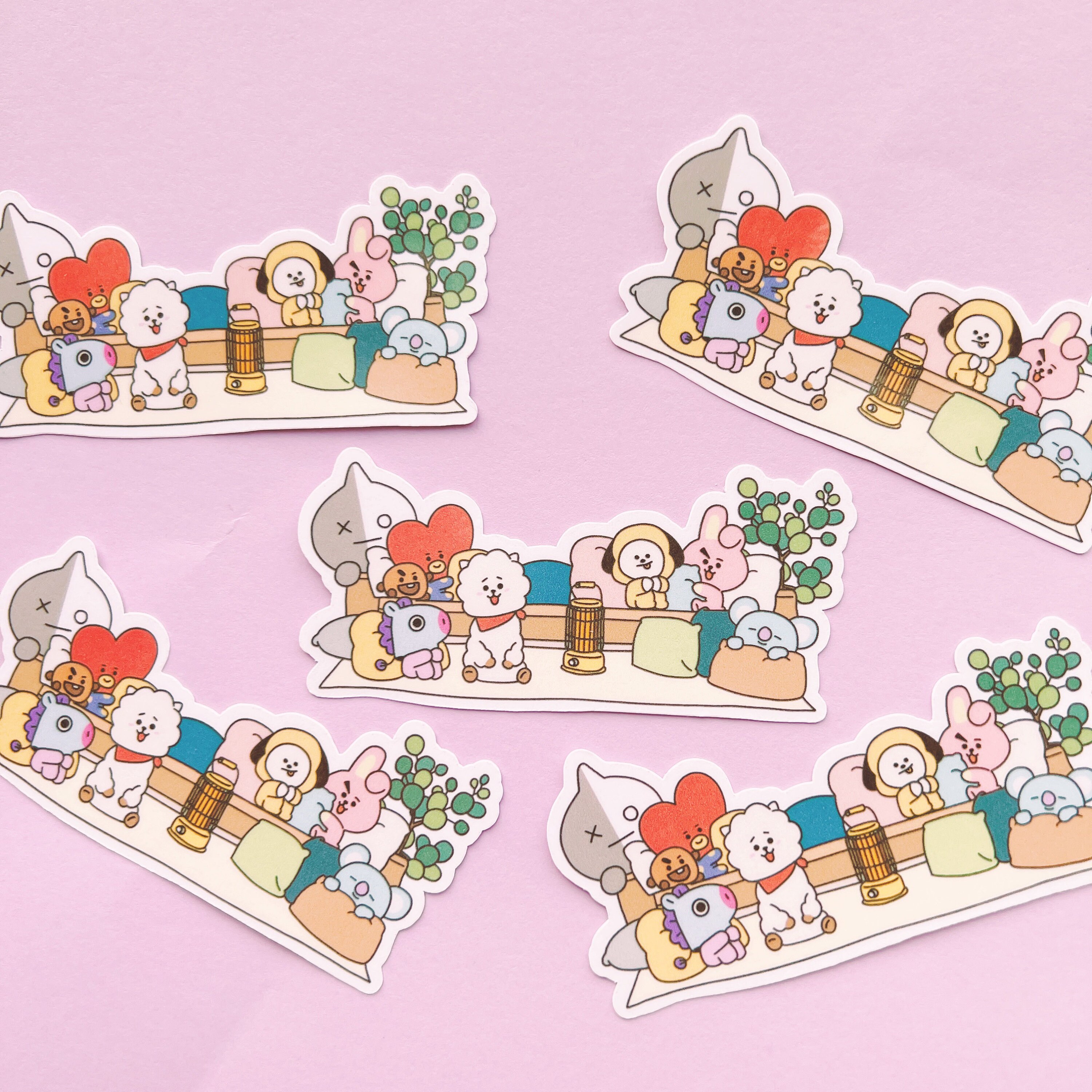 Bt21 Life Goes On Inspired Sticker