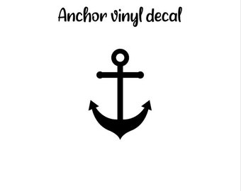 Anchor Car Sticker | Etsy