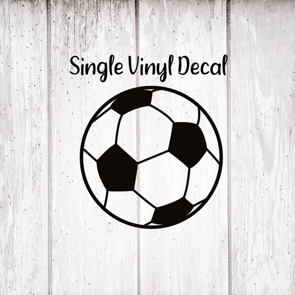 Soccer Decal - Etsy
