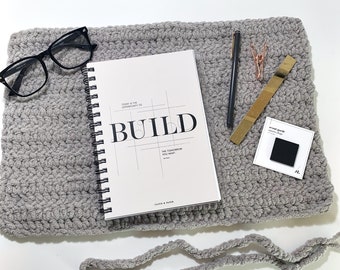 Planner Crochet Mat Chunky Yarn Flat Lay Mat Book Mat - Etsy