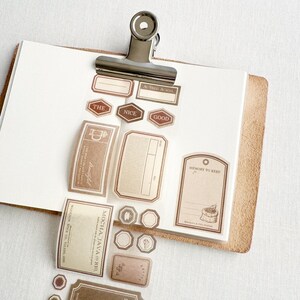 Coffee Labels Washi Sticker Roll - Coffee Label Stickers - Planner ...