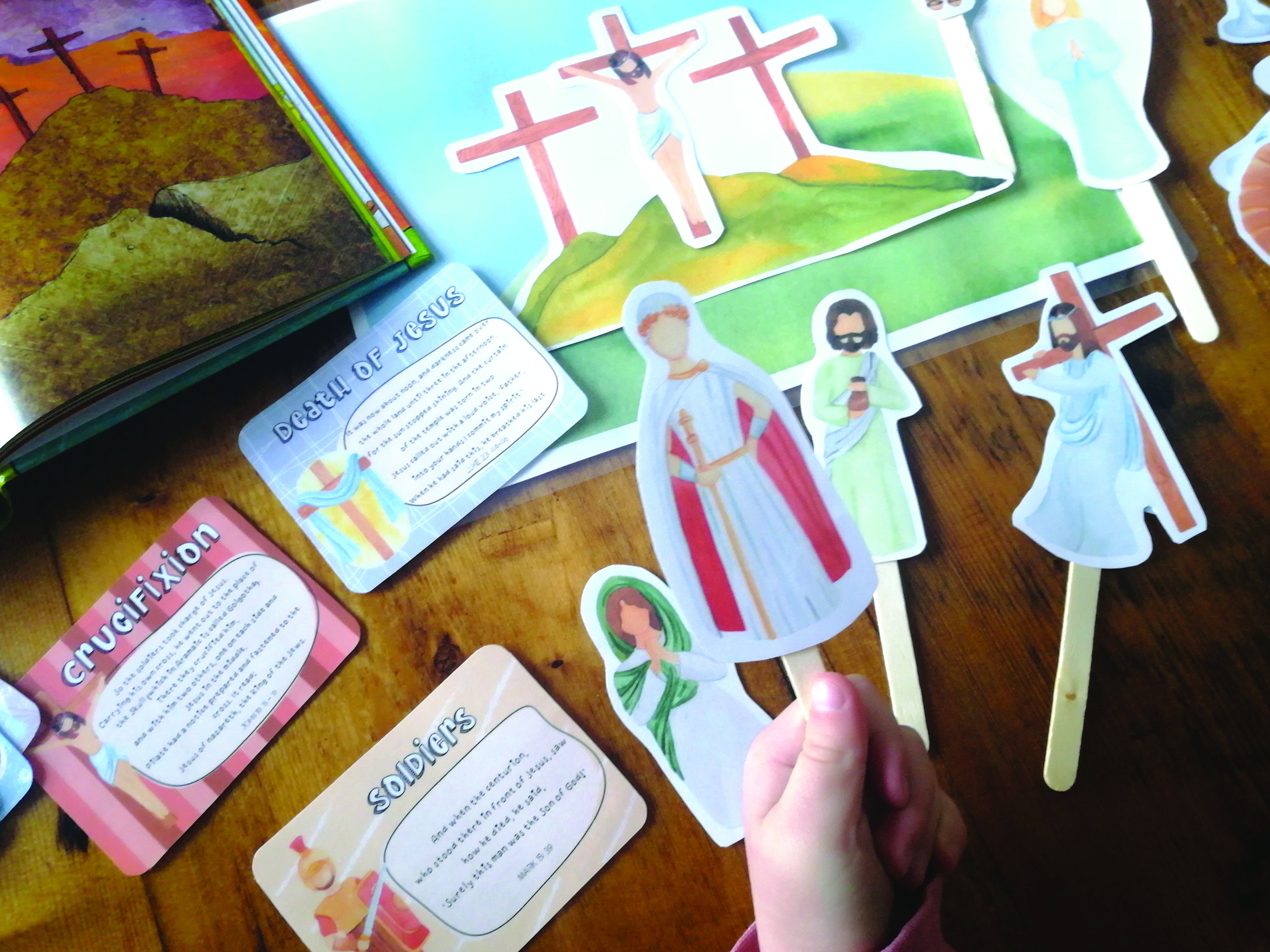 Easter Story Scripture Cards Christian Easter Kids Activity - Etsy