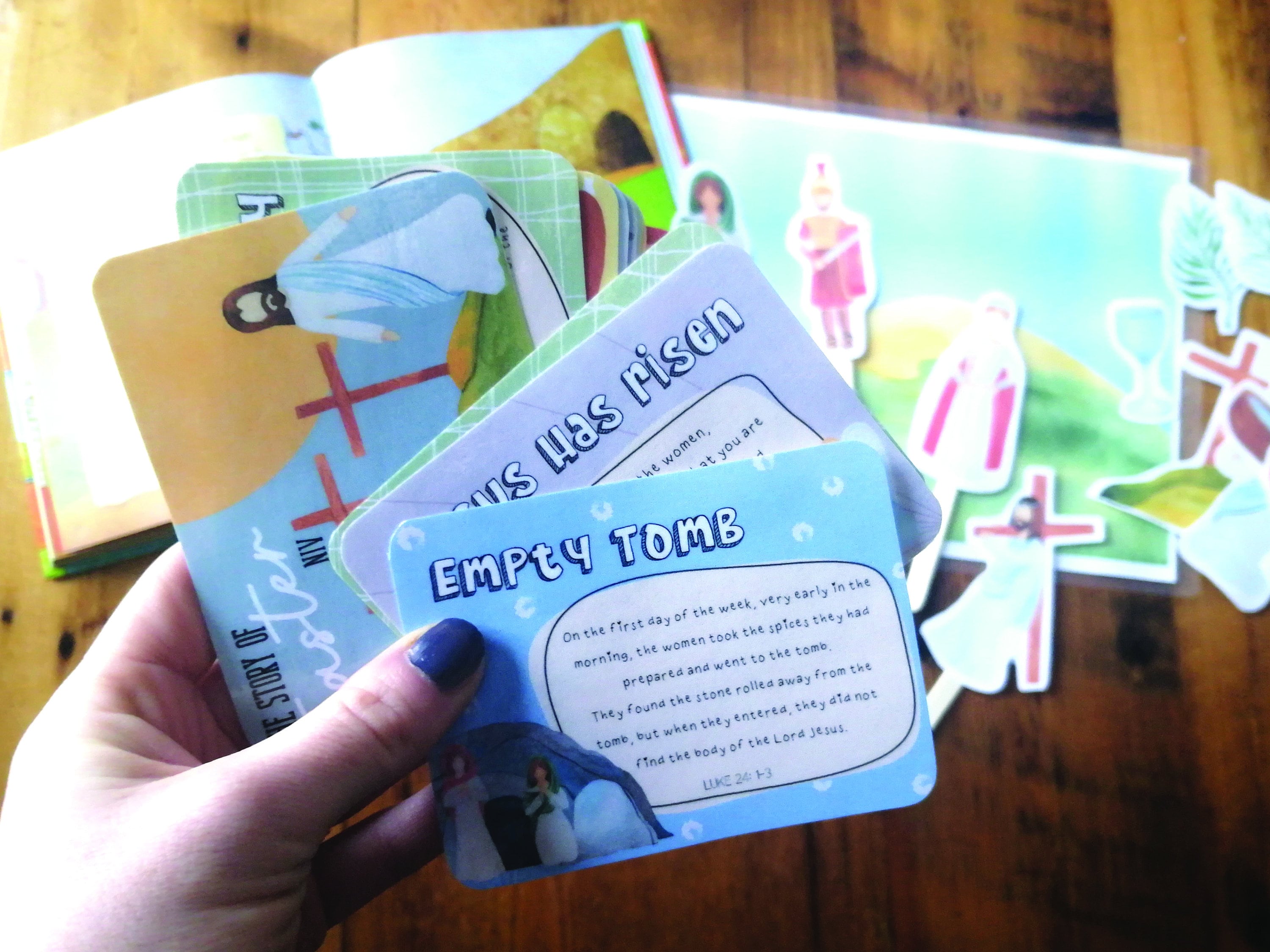 Easter Story Scripture Cards Christian Easter Kids Activity - Etsy