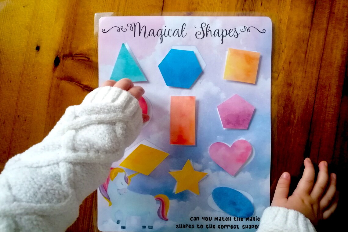 Learning Shapes Preschool Printable Shape Builder Puzzle - Etsy Canada