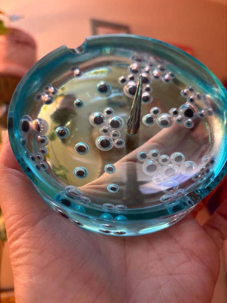 Eye See You - Blue & Clear Circle - Etsy