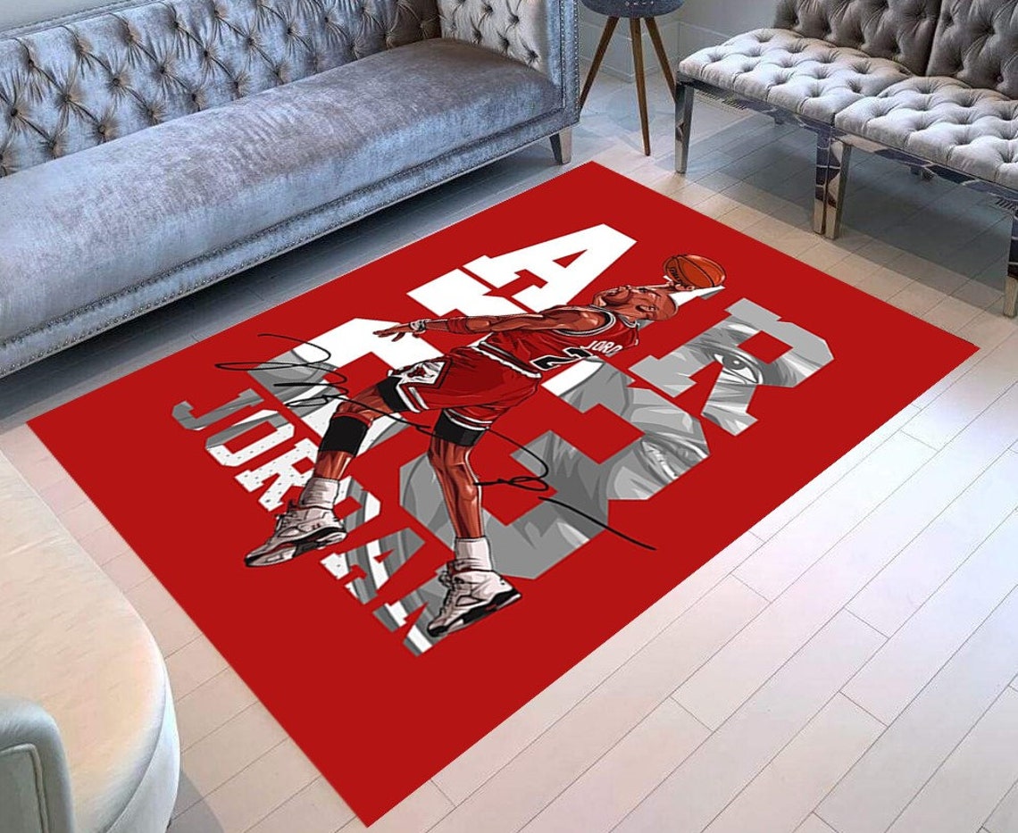 Air Jordan Rug Michel Jordan Rug Popular Rug Custom Rug | Etsy