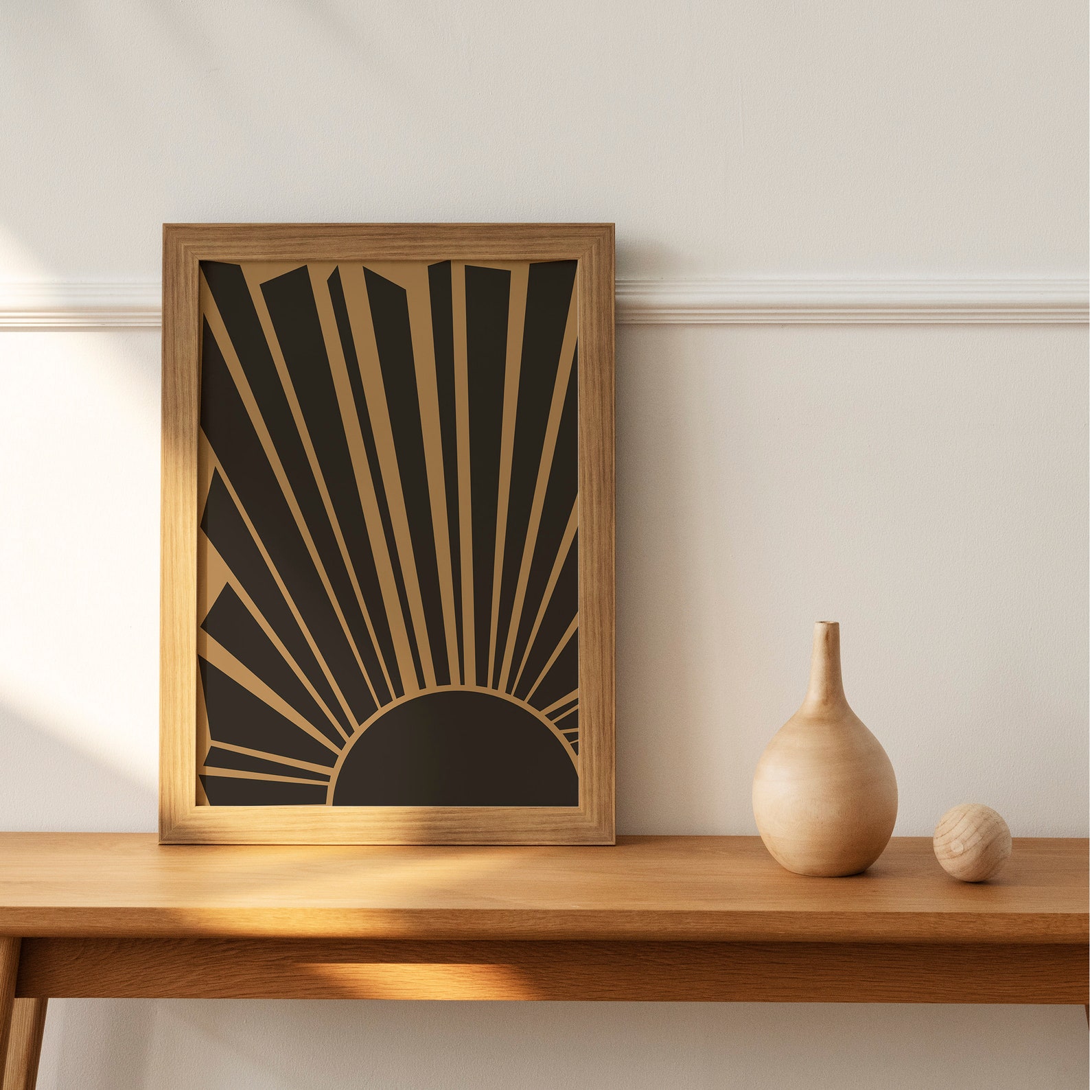 Black Sun Art Print: Abstract Minimalist Wall Art (digital Download) - Etsy